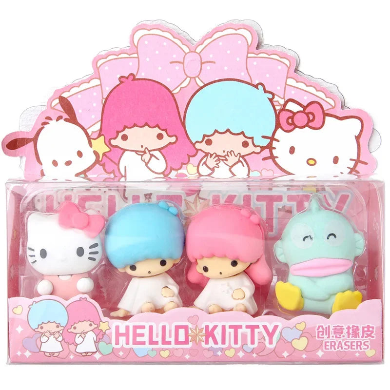 Set of 12 Sanrio Toys Kawaii Eraser Figures – LoveJojo